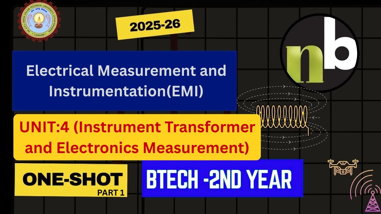 EMI || UNIT 4 || ONE SHOT || AKTU || CT and PT || 2025-26 || newbert