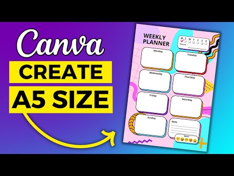 How to Make A5 Size In Canva