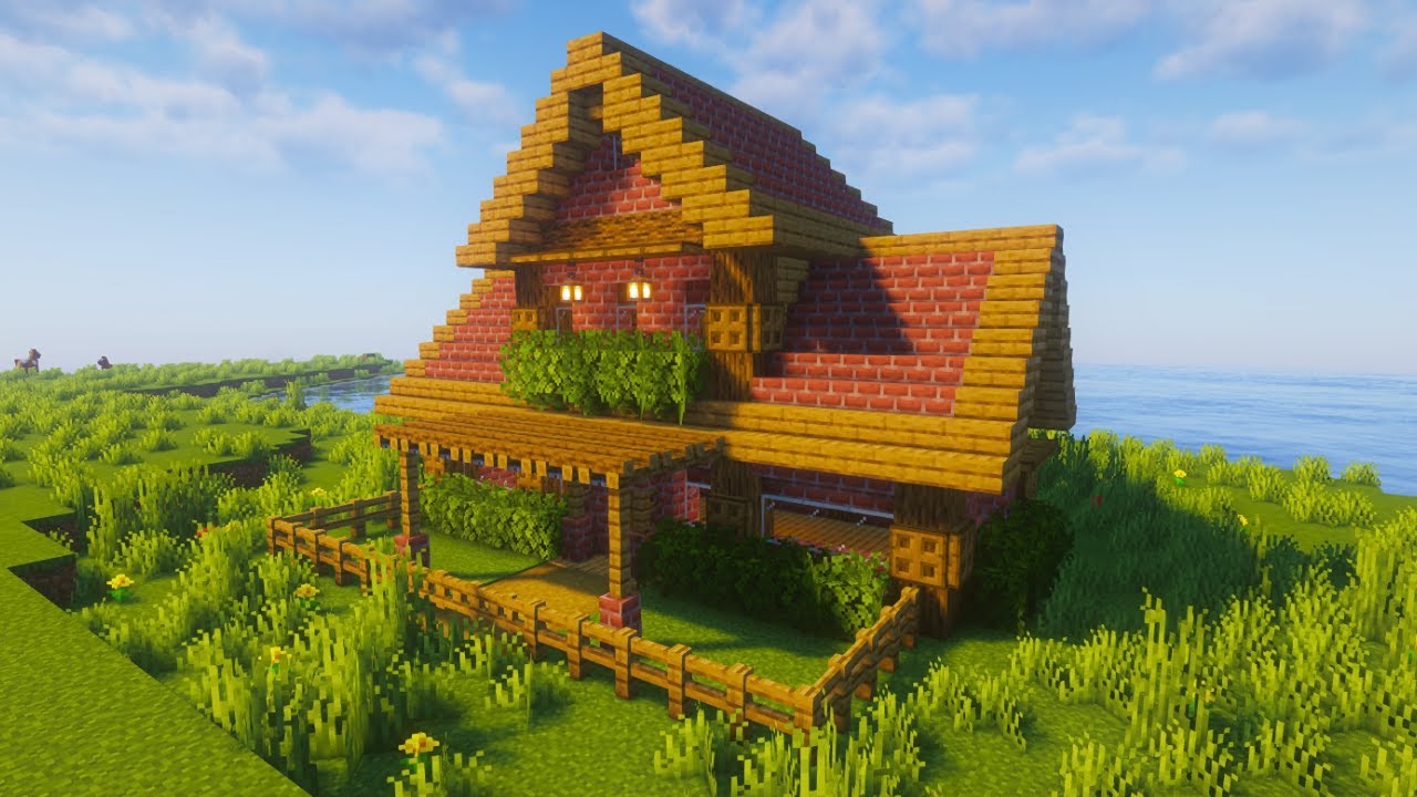 Minecraft: How to Build a Brick House! - Minecraft Builders