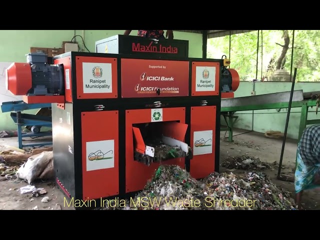 MSW Shredding Machine - MSW & Plastic Shredder Manufacturer from Coimbatore