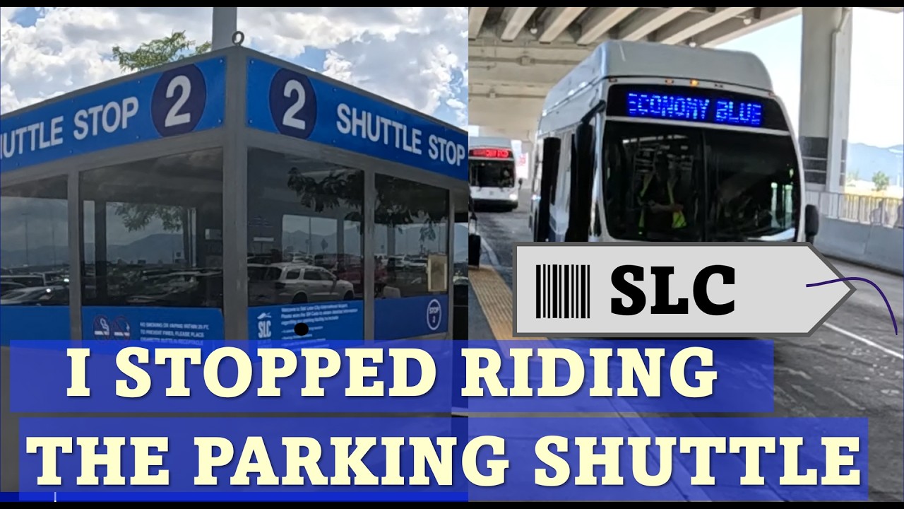 SLC Airport Long Term Parking Hack EASY Walk to Terminals