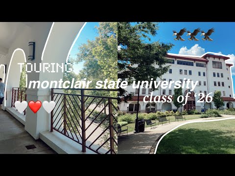 orientation & tour of my college // class of 2026 at *MONTCLAIR STATE UNIVERSITY*🤍❤️🤍