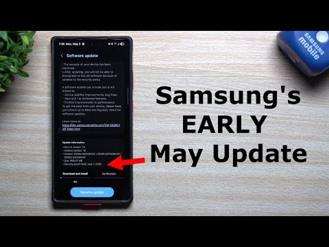 Samsung's Very Early May Software Update