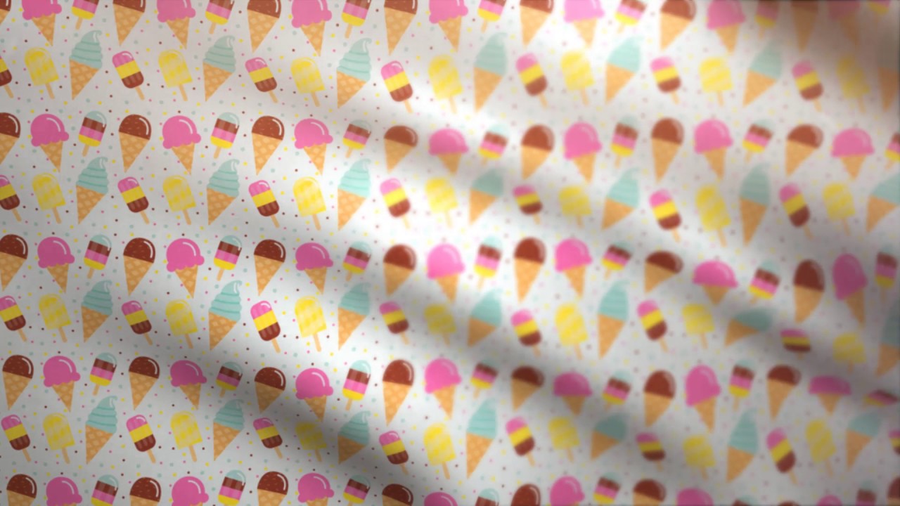Summer Pattern Fabric Animated version 05 - free motion graphics
