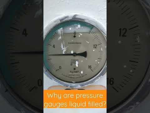 Why glycerin is used in pressure gauges? #shorts #engineering