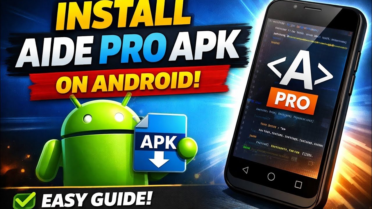 How to Install AIDE Pro APK on Android (Latest Version 2026)