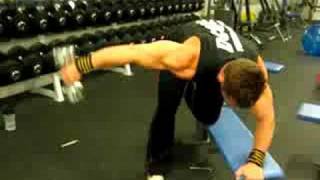 Voador inverso unilateral c/ halter | Catálogo de Exercícios | Movimente.me