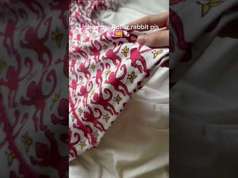Unbox my roller rabbit pjs!! #viral #blowup #subscribe #rollerrabbit #sub #haul #popular #like