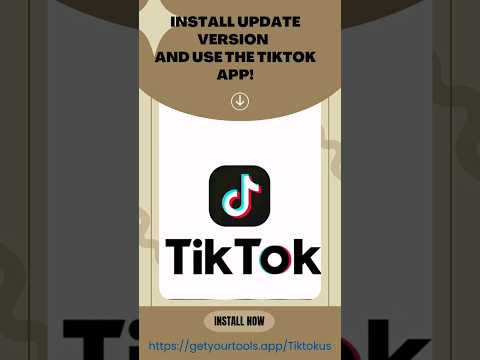 Install update version and use the TikTok app!#shorts #short #youtubeshorts #tiktok #usa #update