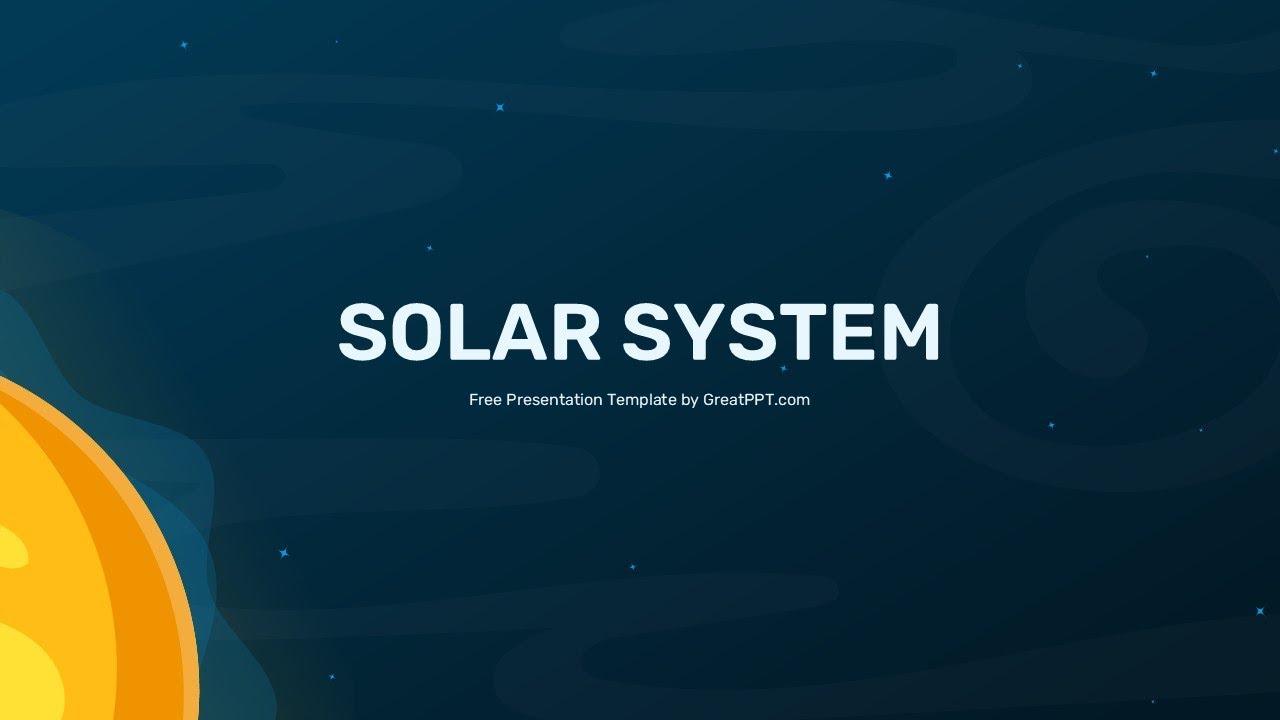 Free Animated Solar System PowerPoint Template & Google Slides Theme by GreatPPT