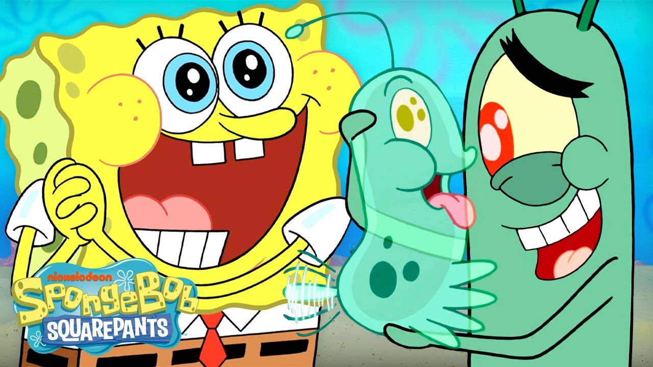 Plankton’s Nicest Moments in SpongeBob 🦠💚 | SpongeBob