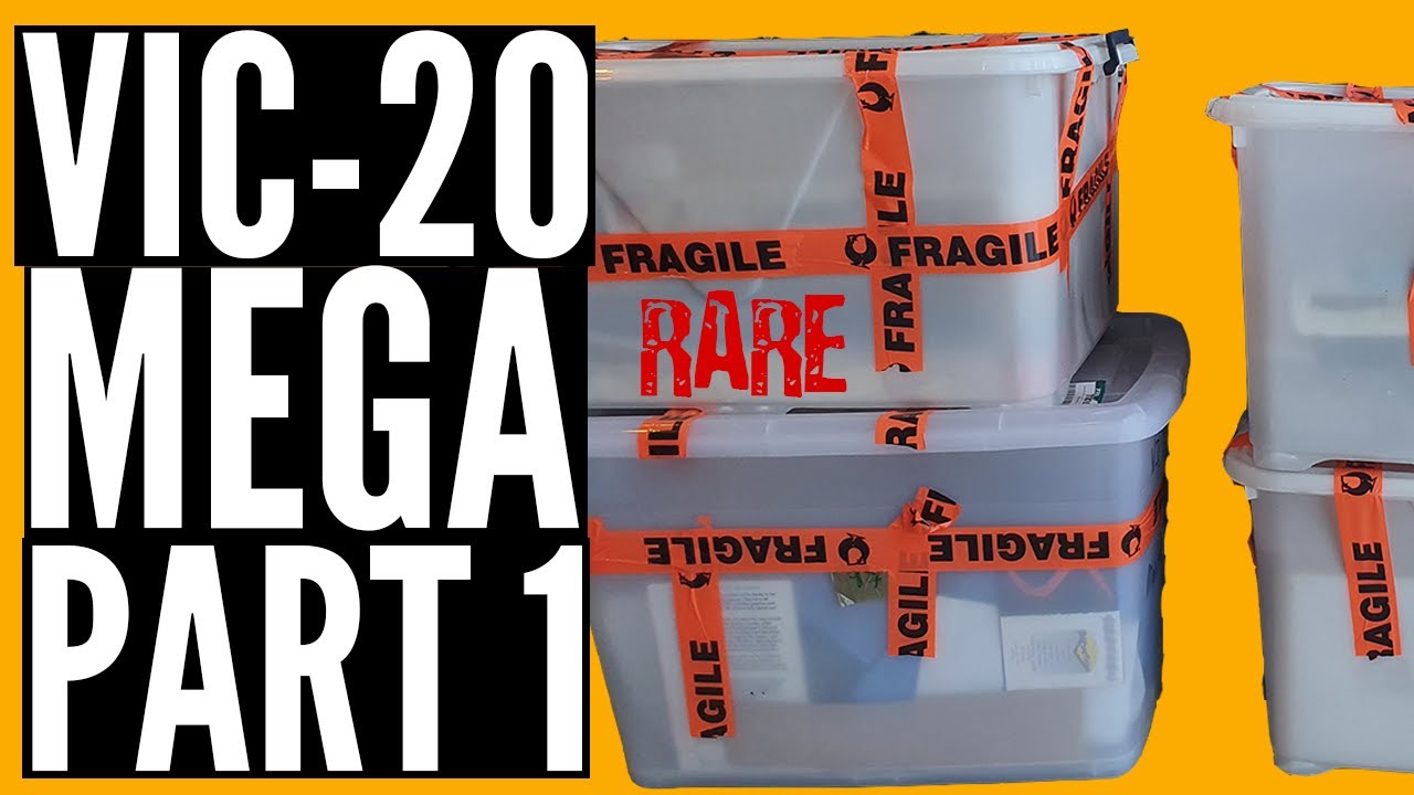 HUGE!!! Commodore VIC 20 Unboxing With RARE items: Part 1