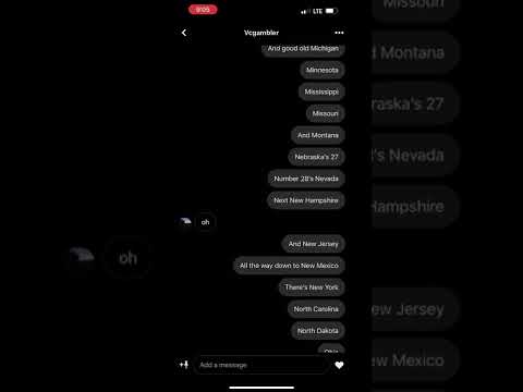 50 states that rhyme lyric text prank (old trend)