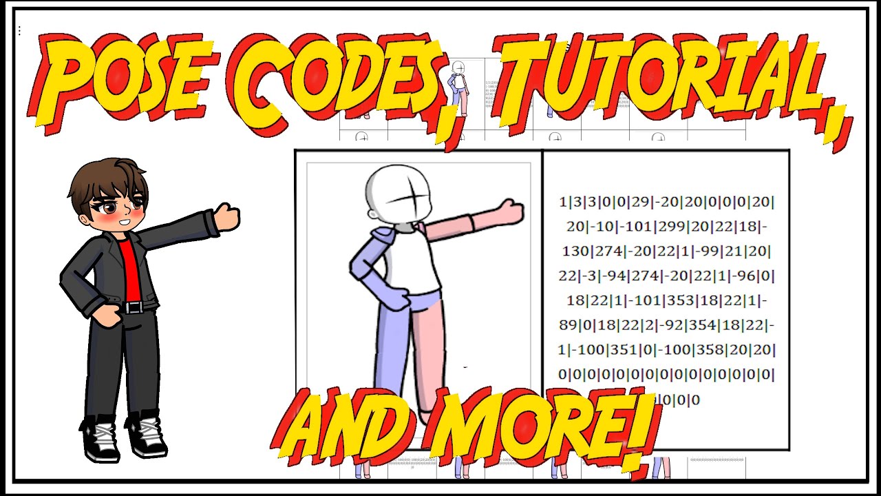 POSE CODES TUTORIAL & MORE !