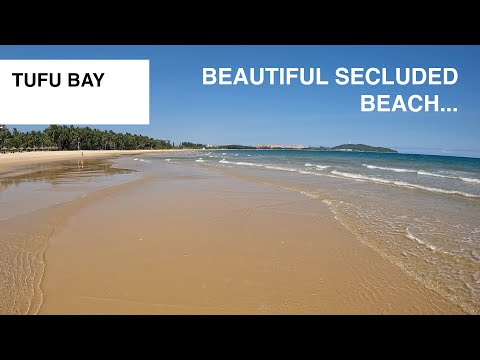 A trip to a beautiful secluded beach, Tufu Bay, Lingshui, Hainan, China.
