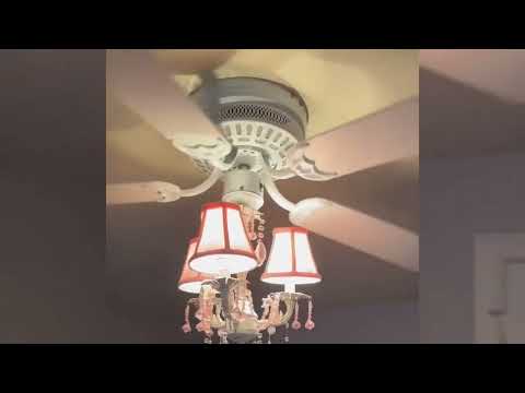 Encon Casanova Hugger Ceiling Fan with fancy light kit