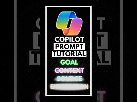 Microsoft Copilot Prompt Tutorial (Get better results in 1 minute)