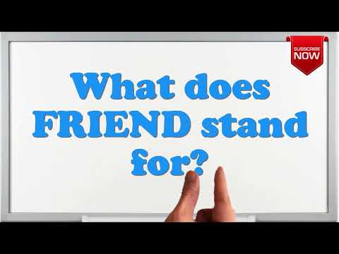 What is the full form of FRIEND?