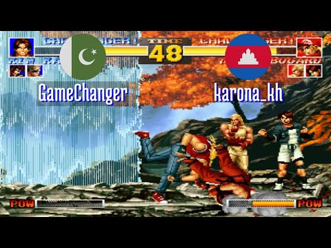 FT10 @kof95: GameChanger (PK) vs karona_kh (KH) [King of Fighters 95 Fightcade] Jun 22