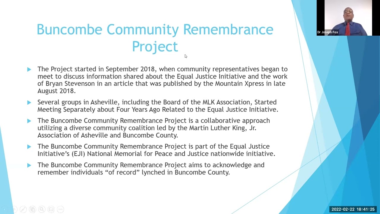 The Buncombe County Remembrance Project