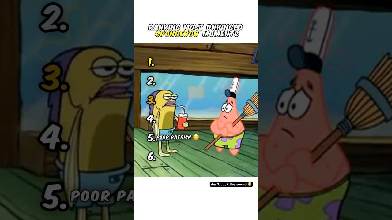 Ranking Spongebob Moments 😭