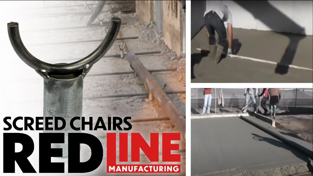 The Best And Fastest Way To Screed Concrete With Screed Chairs
