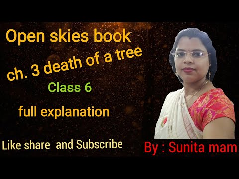 || ch . 3 Death of a tree || class 6 cbse || open skies book ||