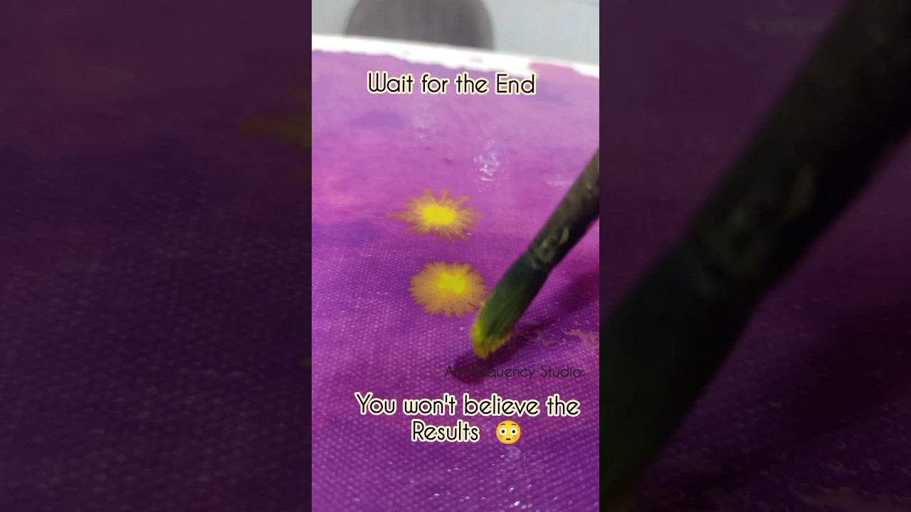 Unbelievable ! How I got this result without pouring medium? 😱😳 #art #omg #tutorial