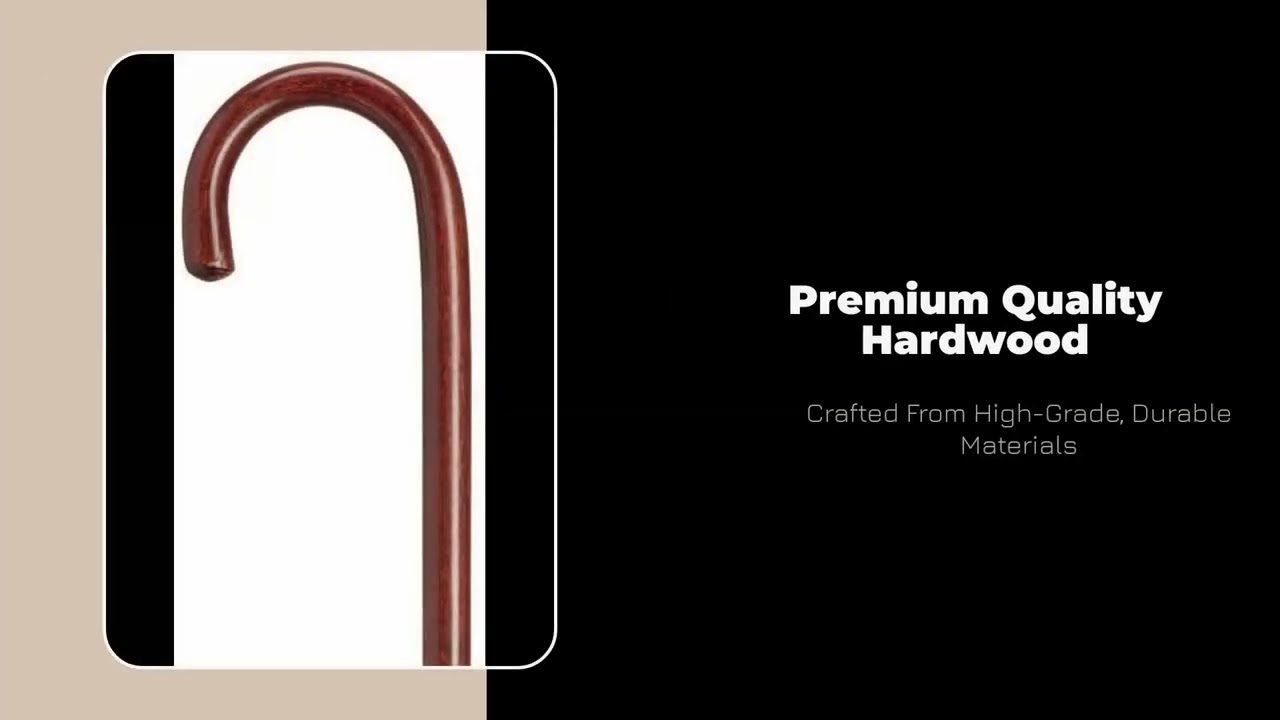 Tall Crook Handle Cane