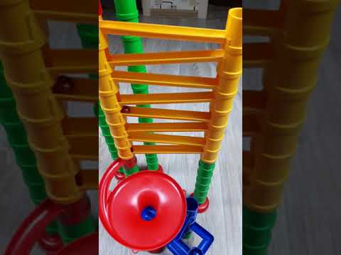 Marble Run ASMR Red Marbles
