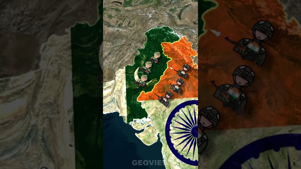 Pakistan's Enemies & Friends 😡 #shorts #map