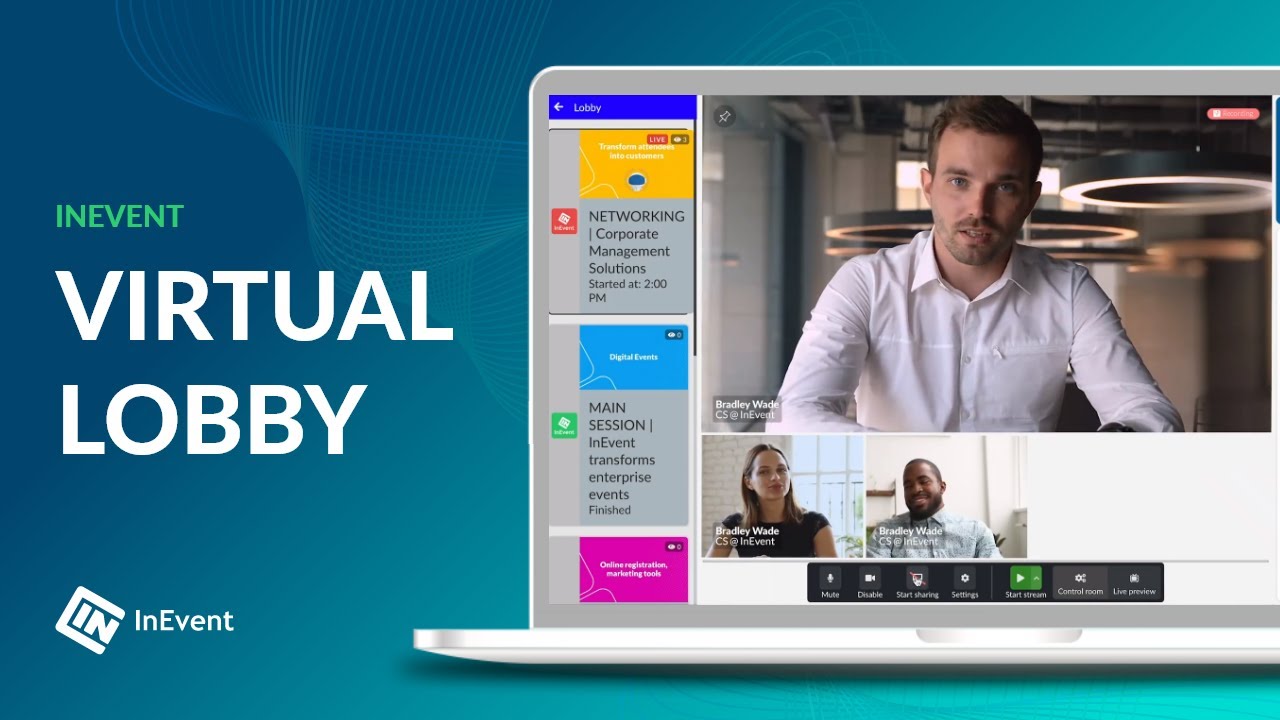 Virtual Lobby Experience - InEvent