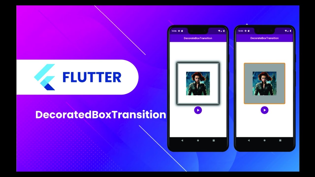 Flutter Animation Widget | 10 | DecoratedBoxTransition | DecorationTween | Speed Code