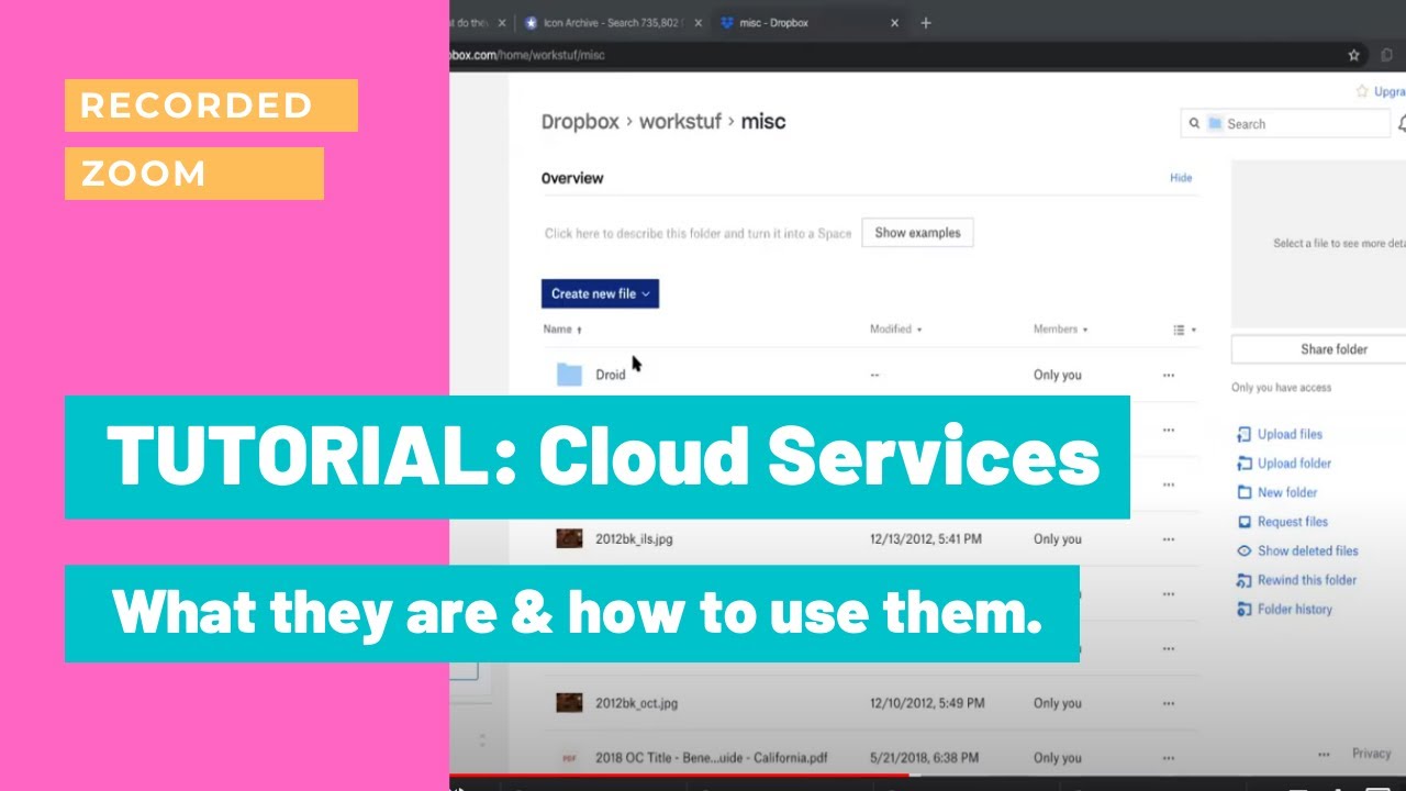 Tutorial: Cloud Services-- What they are and how to use them.