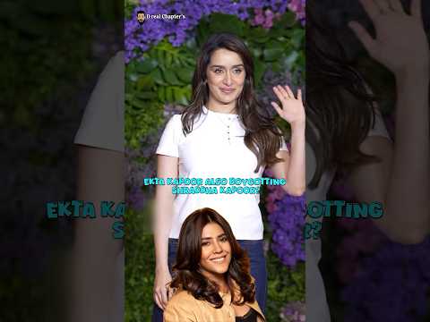 Is Ekta Kapoor Boycotting Shraddha Fron Her Films #bollywood #shraddhakapoor #ektakapoor