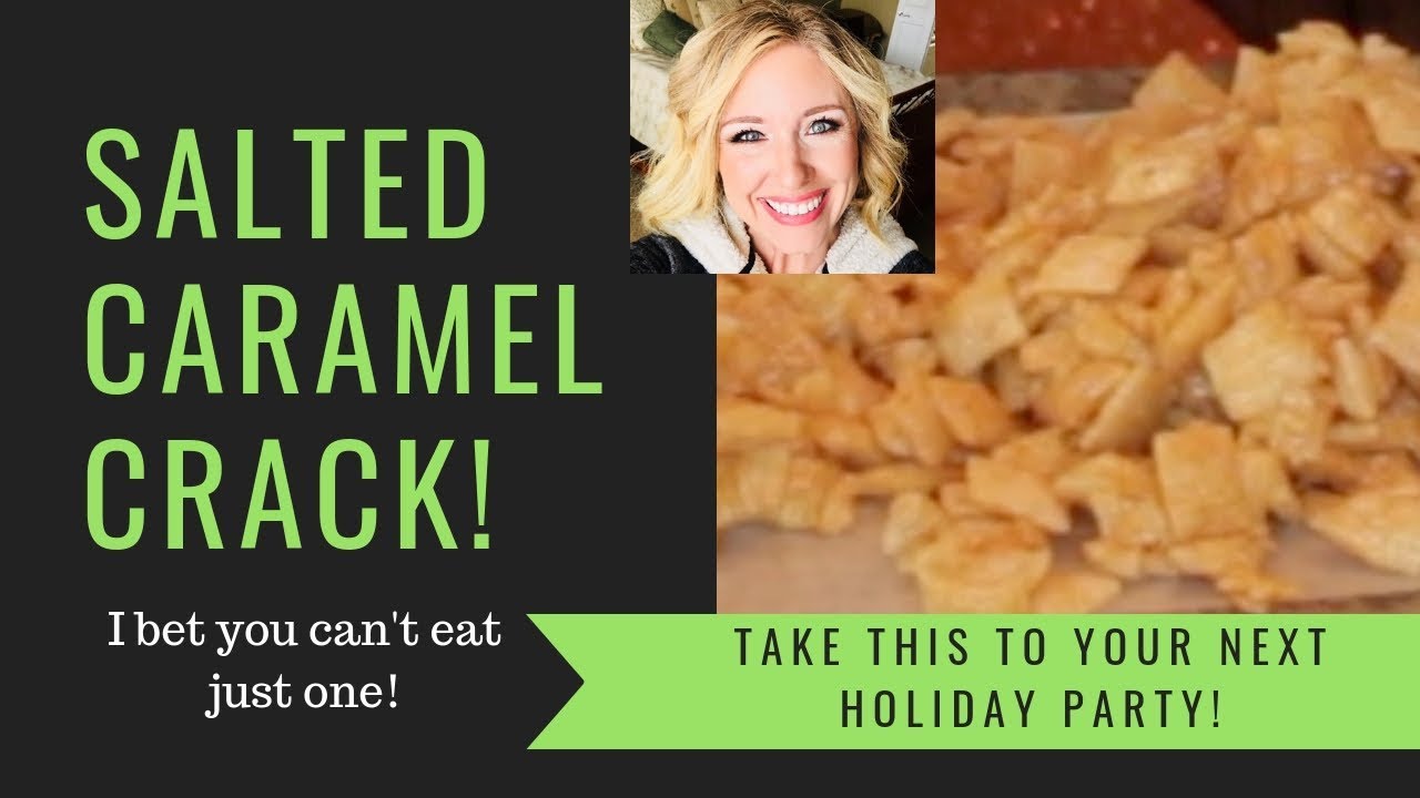 ULTIMATE CARAMEL COVERED CHEX MIX  | WHAT TO BRING TO A HOLIDAY PARTY