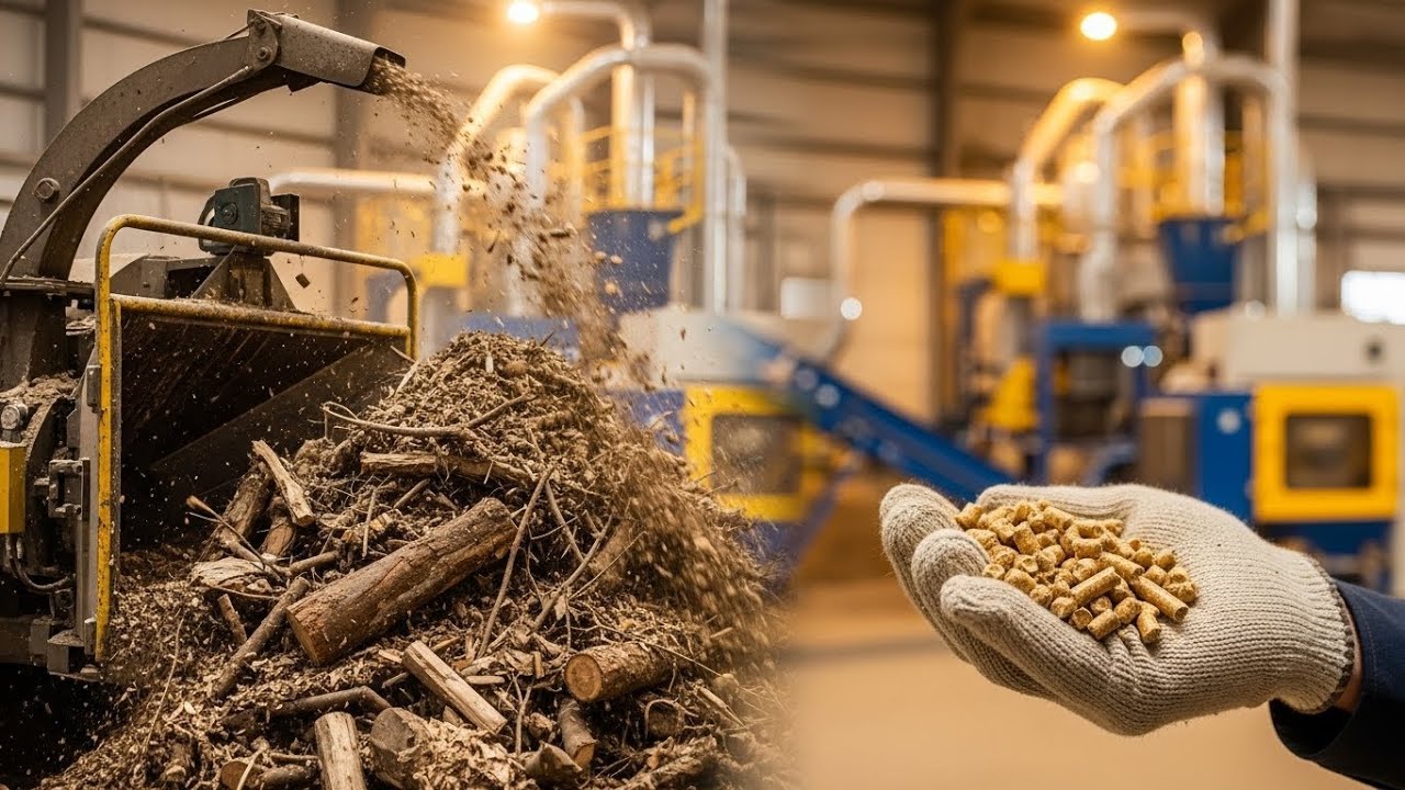 How Wood Pellets Are Made: From Waste to Clean Energy