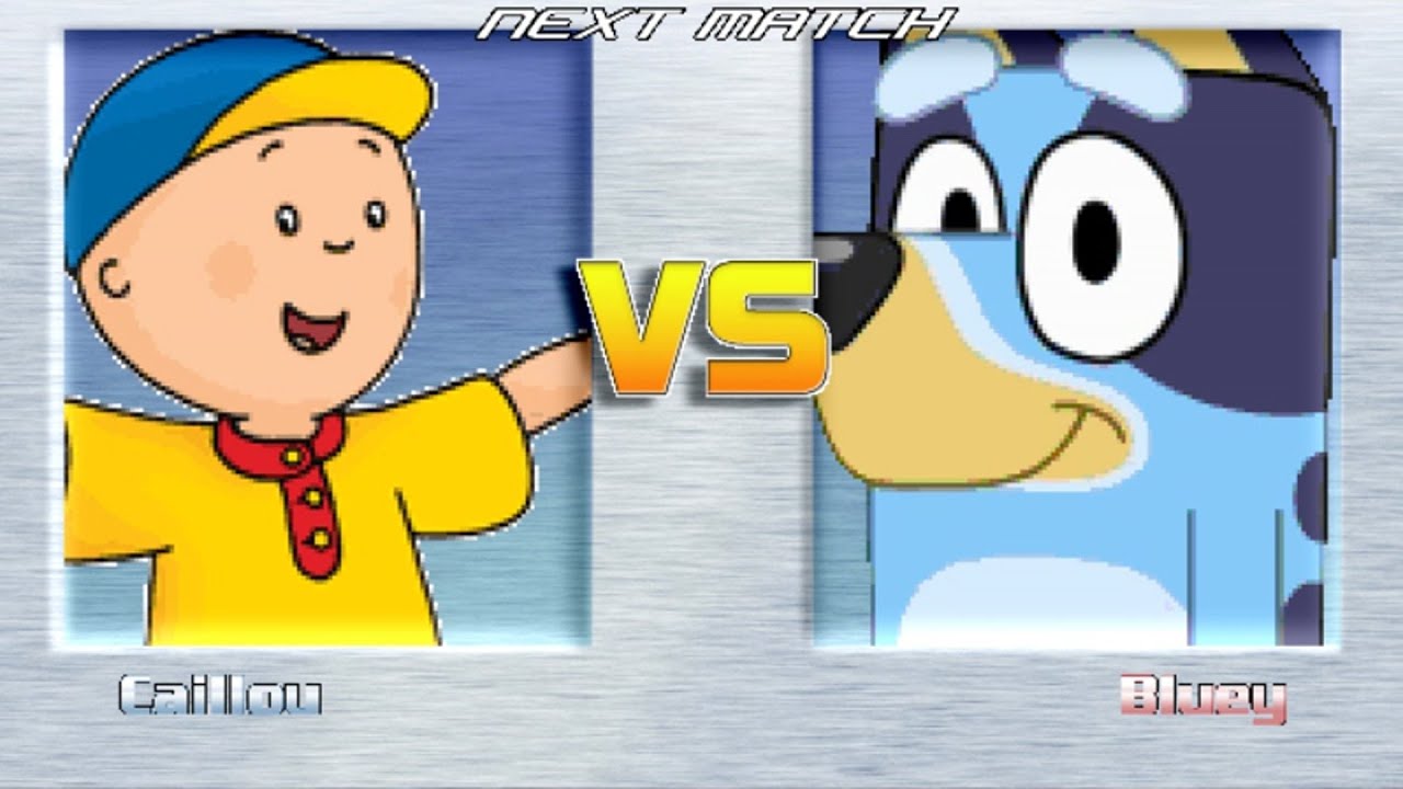 M.U.G.E.N BATTLES | Caillou vs Bluey