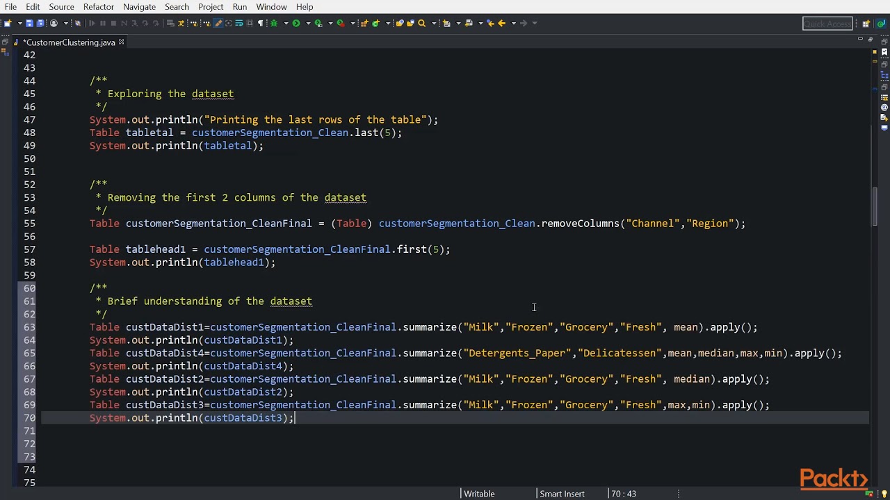 Hands-On Data Science with Java : Using Unsupervised Learning | packtpub.com