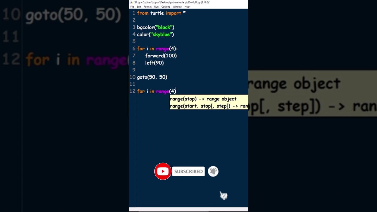 Master Python Turtle Graphics: Create Stunning Designs with Ease #programming #python #pythonturtle
