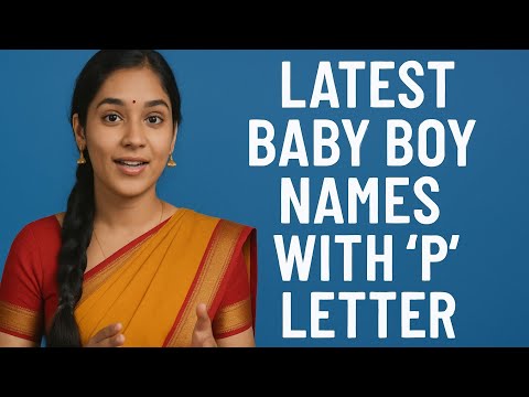Top 10 baby boy names start with 'P' letter