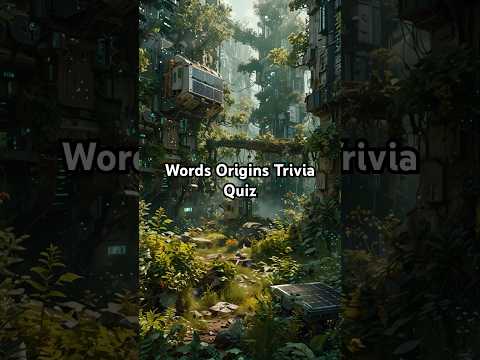 Words Origins Trivia Quiz | 10 Fun & Challenging Questions!