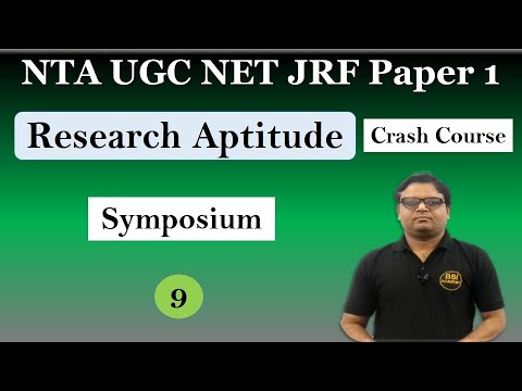 Symposium [Hindi] in Research Aptitude (L-9): NTA UGC NET Paper 1 | Symposium Definition & Meaning