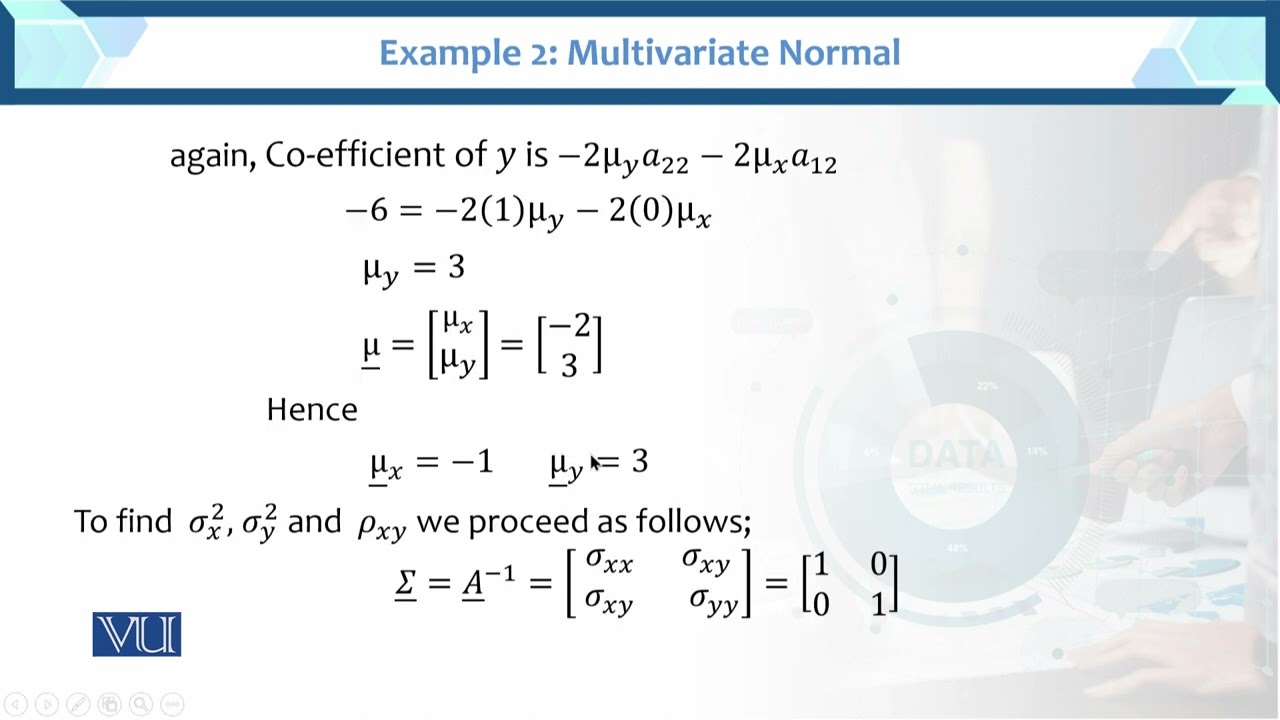 Example 2: Multivariate Normal | Multivariate Analysis | STA633_Topic050