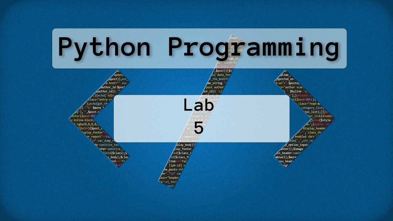 Intro to Python - Lab 05 - variables in a flowchart