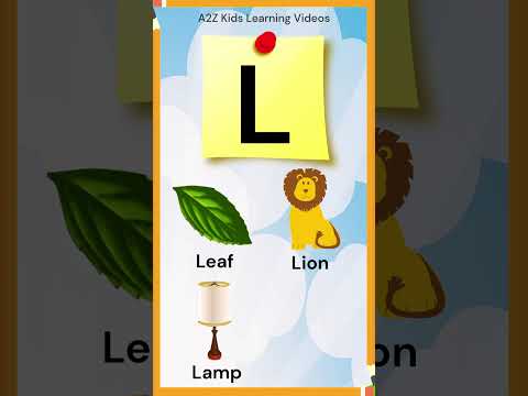 Learn L #shorts | Words From Letter L | Kids Vocabulary