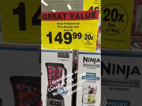 Canadian Tire, FOOD NINJA BLENDER w/ Auto IQ 1400watts #foodninja #canadiantire #haul #fall #canada