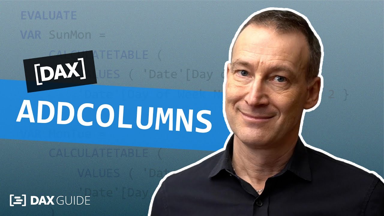 ADDCOLUMNS - DAX Guide