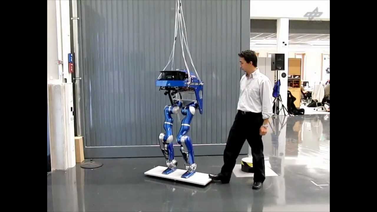 Robot Keeps Balance When Kicked, Hit