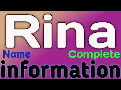 Rina Name Meaning | Rina Name Full Details | Rina Naam Ki Rashi | The Secret Of Name